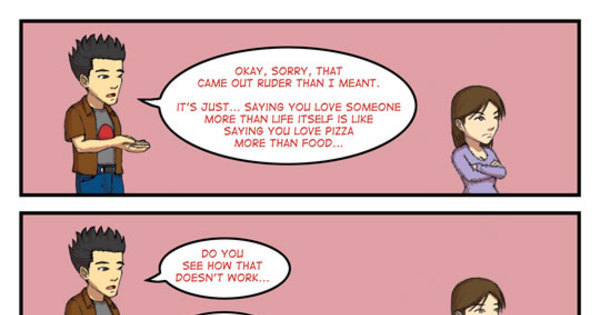 Love Makes You Say Crazy Things Pt 2 Comic I Love Stupid